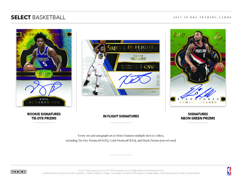 2017-18 Panini Select Basketball NBA Sealed Trading Cards 12-Pack Hobby ...