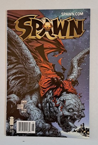 SPAWN Comic Book #98 NEWSSTAND VARIANT 8/2000 McFarlane Capullo | eBay