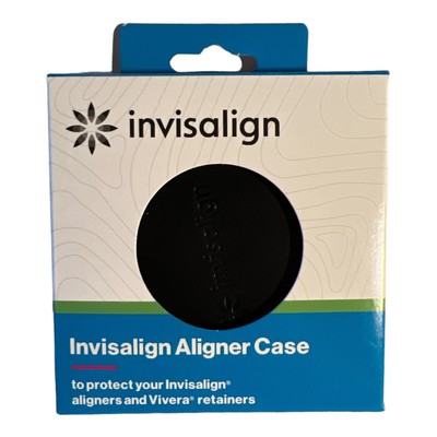 Invisalign Aligner And Retainer Case Black Case For Invisalign Plastic ...