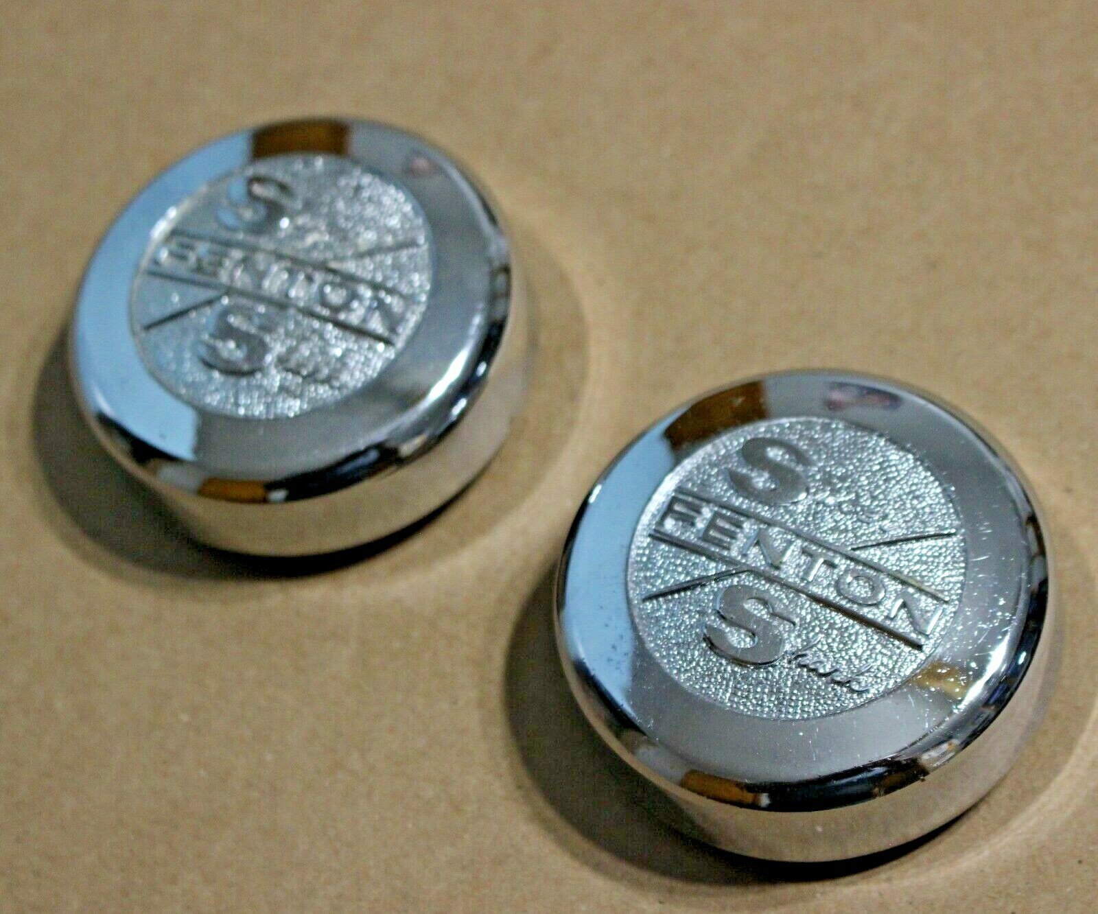 NOS Fenton Super Shark Center Caps Muscle Car Hot Rat Rod SCTA Ford ...