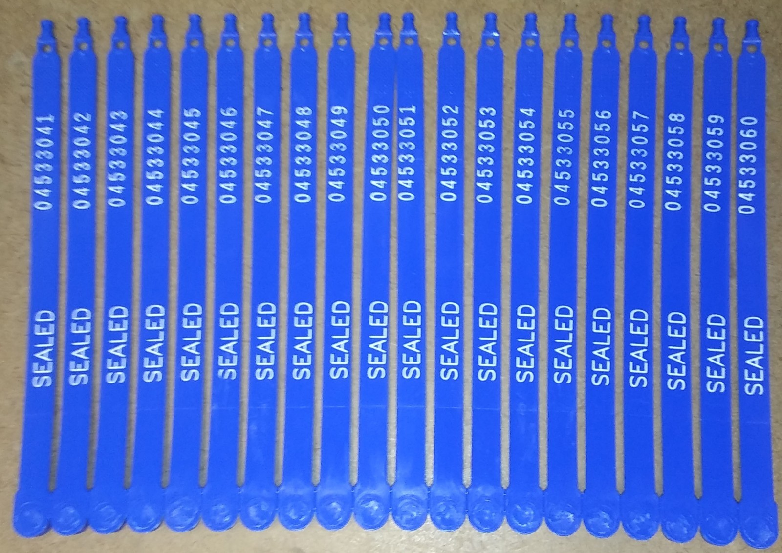 Cambridge Plastic Security Seals Pack of 100 | eBay