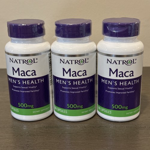 Natrol Maca 500 mg 60 Caps - Lot Of 3 - 09/25 47469161569| eBay