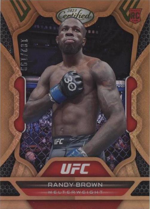 2023 Panini Chronicles UFC - Certified Randy Brown #228 Bronze /199 (RC ...