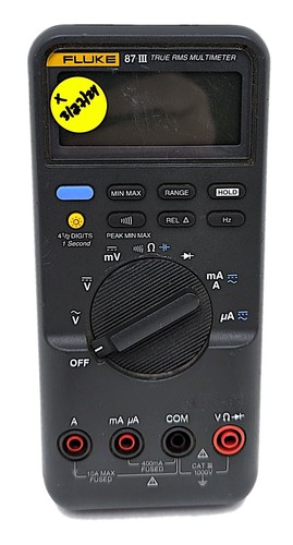 Fluke Model 87 III True RMS Digital Handheld Multimeter - Parts/Repair ...