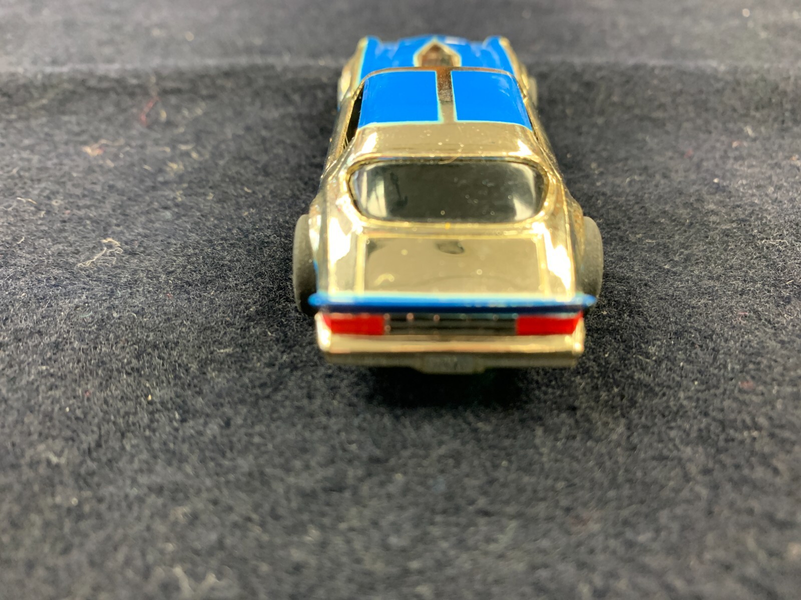 TYCO 1979 CHEVY CAMARO Z28 HO SLOT CAR BLUE/CHROME GOLD HP7 MINT UNUSED ...