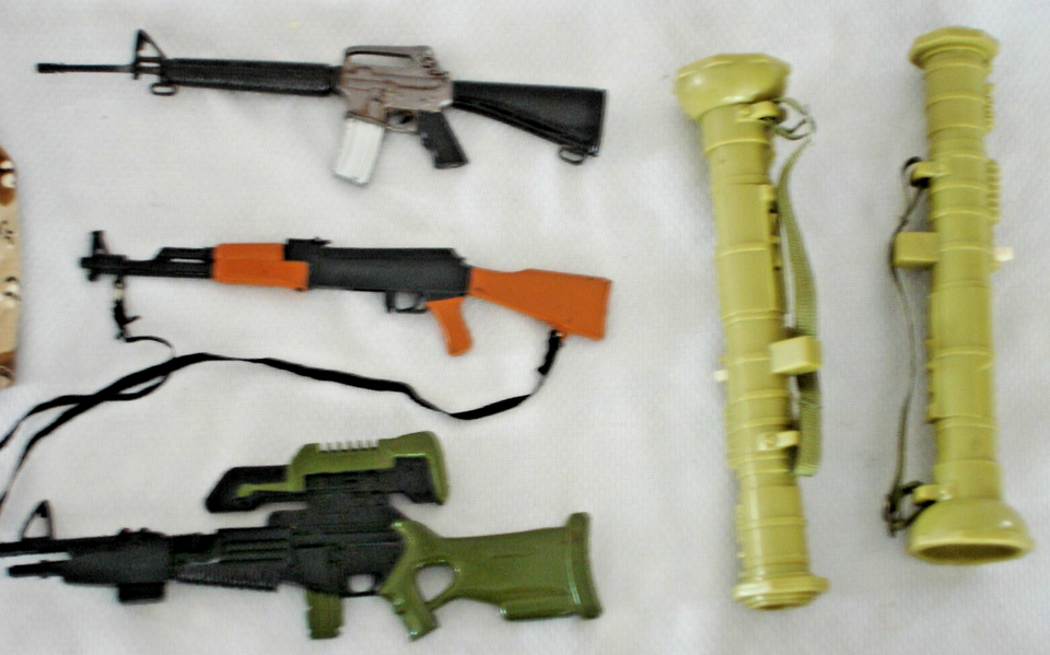 GI Joe Weapons Clothes Toys mostly for 12" Action Figures Used | eBay