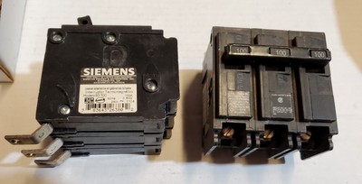 NEW Siemens B3100 CIRCUIT BREAKER 100AMP 3POLE 240V 10K TYPE BL | eBay