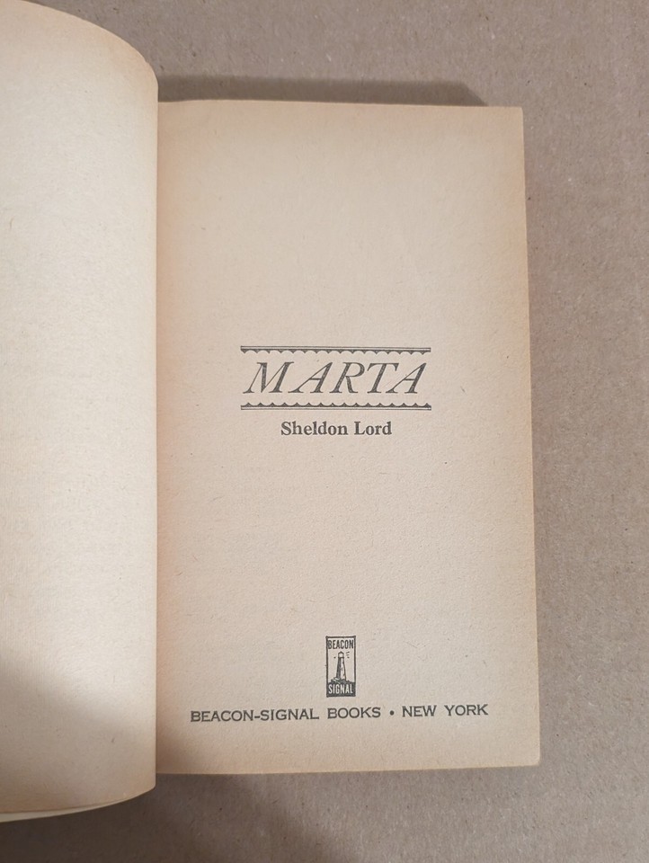 Marta Sheldon Lord (Lawrence Block) 1963 Beacon B674X Free S/H | eBay