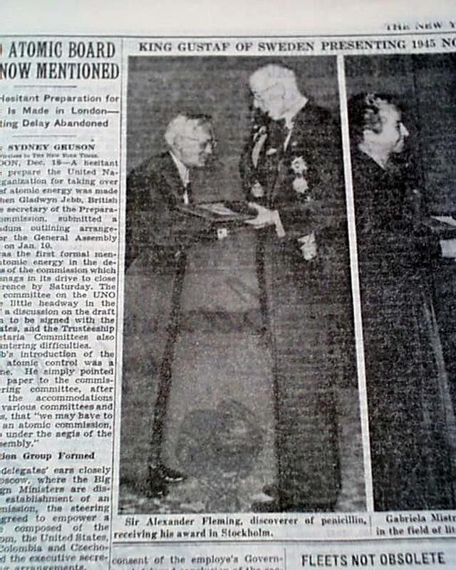 Alexander Fleming Nobel Prize