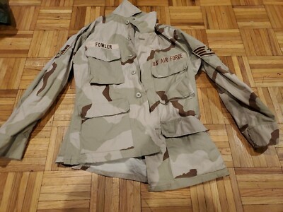 U.S. Air Force DCU Desert Camo Top/Jacket. Size Small Short. Military ...