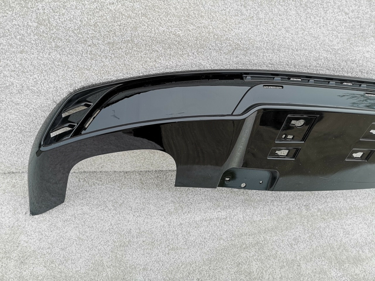 VOLVO V90 R DESIGN 2020-2022 REAR BUMPER DIFFUSER LOWER PART GENUINE ...