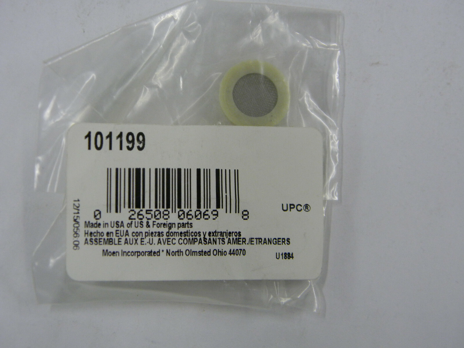 Moen+101199+Chrome+Pullout+Spout+Hose+Screen+Washer for sale online | eBay