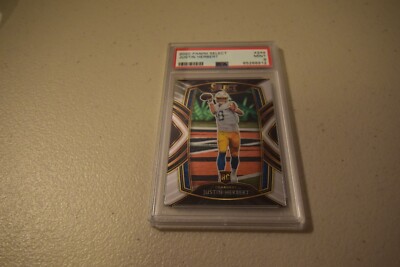 2020 Panini Select Silver Prizm Club Level #244 Justin Herbert RC ...