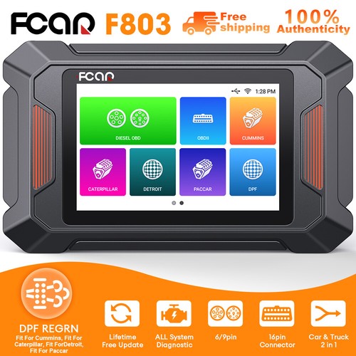 FCAR F803 Heavy Duty Diesel Truck Scanner OBD2 OBD DPF Regen Diagnostic Tool Kit | eBay