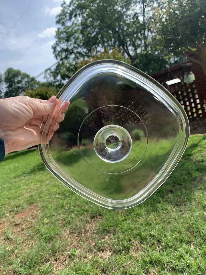 Pyrex Clear Glass Lids—Corning Ware Replacement Lids—variety of shapes ...