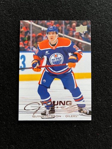 Quinn Hutson Young Guns #224 UD 2025-26 Series 1 Edmonton Oilers | eBay