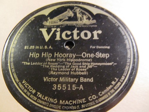1915 RAGTIME NEW YORK HIPPODROME Crazy over you HIP HIP HOORAY VICTOR ...