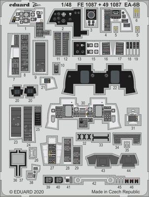 Eduard 1/48 Grumman EA-6B Prowler Cockpit (Kinetic) FE1087 | eBay
