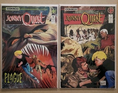 Comico Comics Jonny Quest #7 1986 & #16 1987 | eBay UK