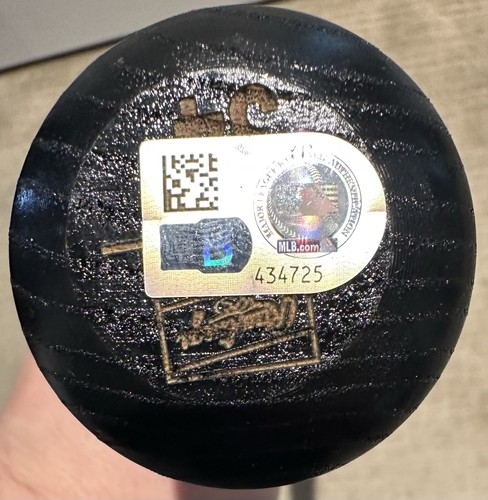 Jordan Lawlar Signed Auto Rawlings Pro Bat MLB/Fanatics Dual CoA Spring ...