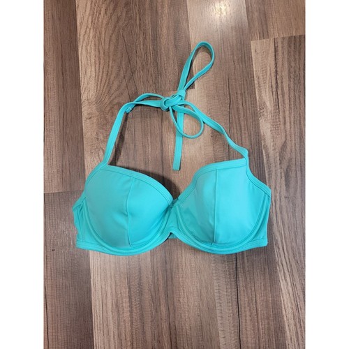 Victoria's Secret Swimsuit Bikini Top Bandeau Bra Underwire Padded ...