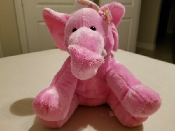 Pink Elephant Plush 10" Applause Sweethearts Candy Hearts Valentines ...