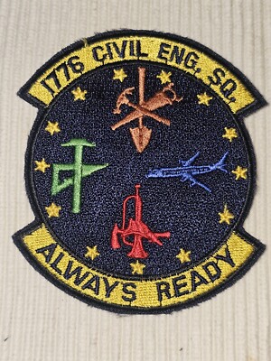 1960s USAF Air Force Vietnam Cold War 1776th Civil Eng Squadron Patch L ...