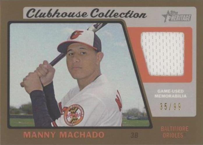 2015 Topps Heritage High Number - Clubhouse Collection Relics Manny ...
