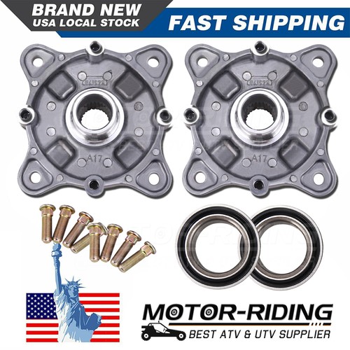 Front And Rear Wheel Hubs & Bearings & Studs Kits for Polaris RZR 800 ...
