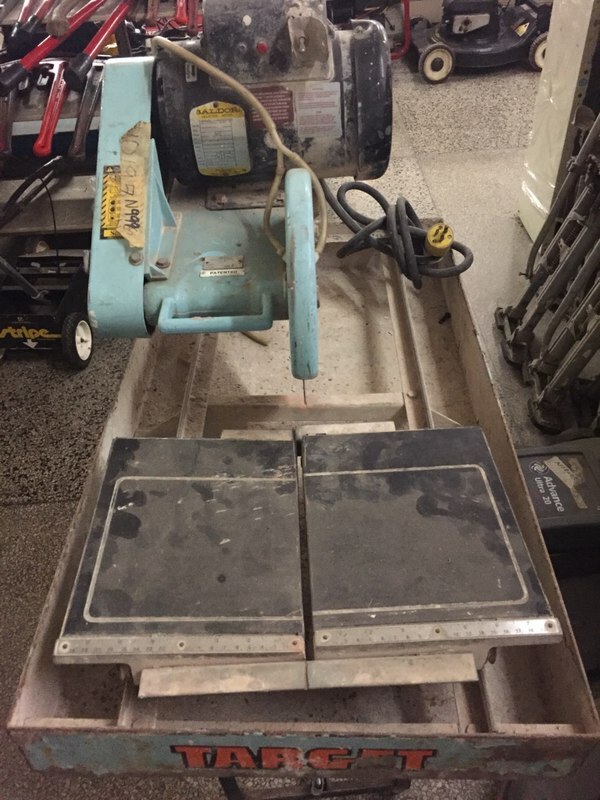 Target 1.5HP Tile Saw TA10100 PICK UP ONLY | eBay
