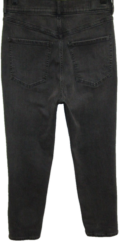 EXPRESS SLIM SUPER HIGH RISE CHARCOAL GRAY DENIM JEANS WOMENS SIZE 4 ...