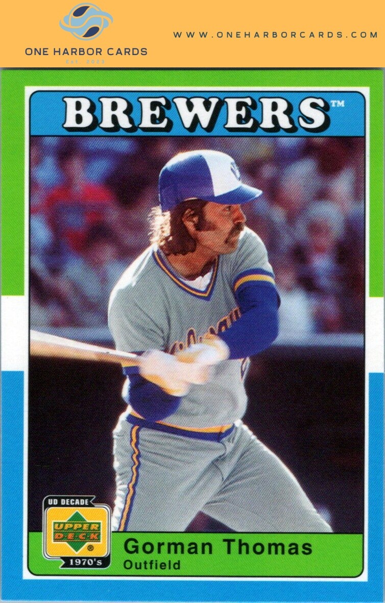 2001 Upper Deck Decade 1970's Milwaukee Brewers Baseball Card #50 ...