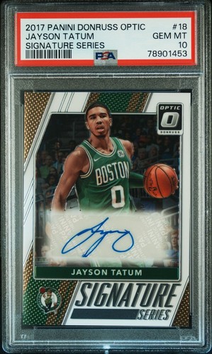 2017 Optic Signature Series Jayson Tatum Autograph RC #18 PSA 10 | eBay