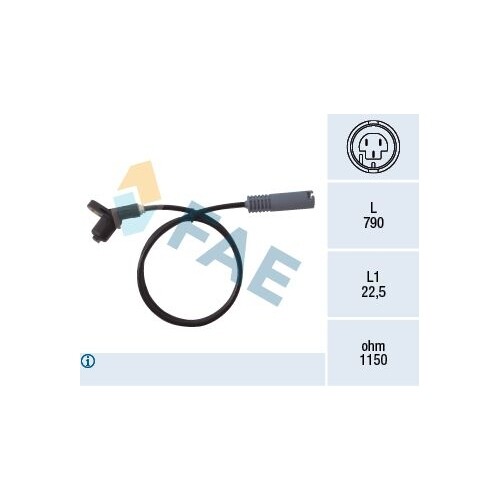 FAE Sensor, Raddrehzahl für BMW STANDARD AUTOMOBILE 78017 8435050642009 ...