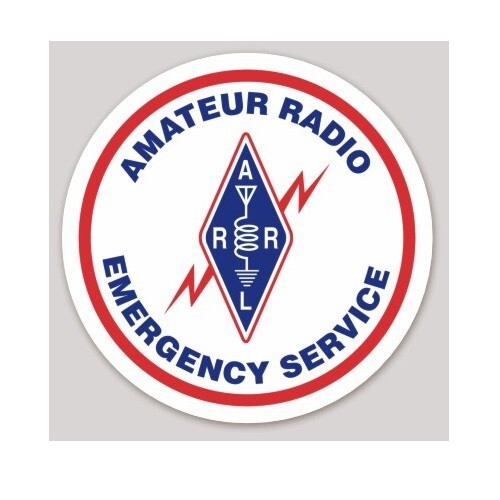 3 Inch Reflective Amateur Radio Emergency Service Logo Vinyl Sticker | eBay