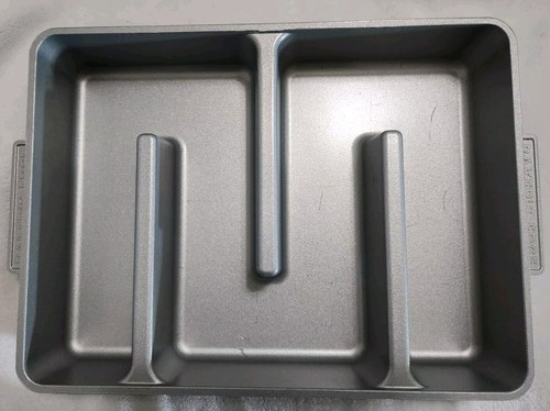 Bakers Edge Continuous Edge Brownie Pan Baking 9x12 Cast Aluminum Non ...