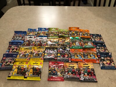 HUGE FACTORY SEALED Lego Minifigure Lot w/ (29) Unopened Packs Various ...