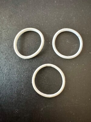 LEGO Rubber Belt x3 Small (Round Cross Section) Approx. 2 x 2 White x71 ...