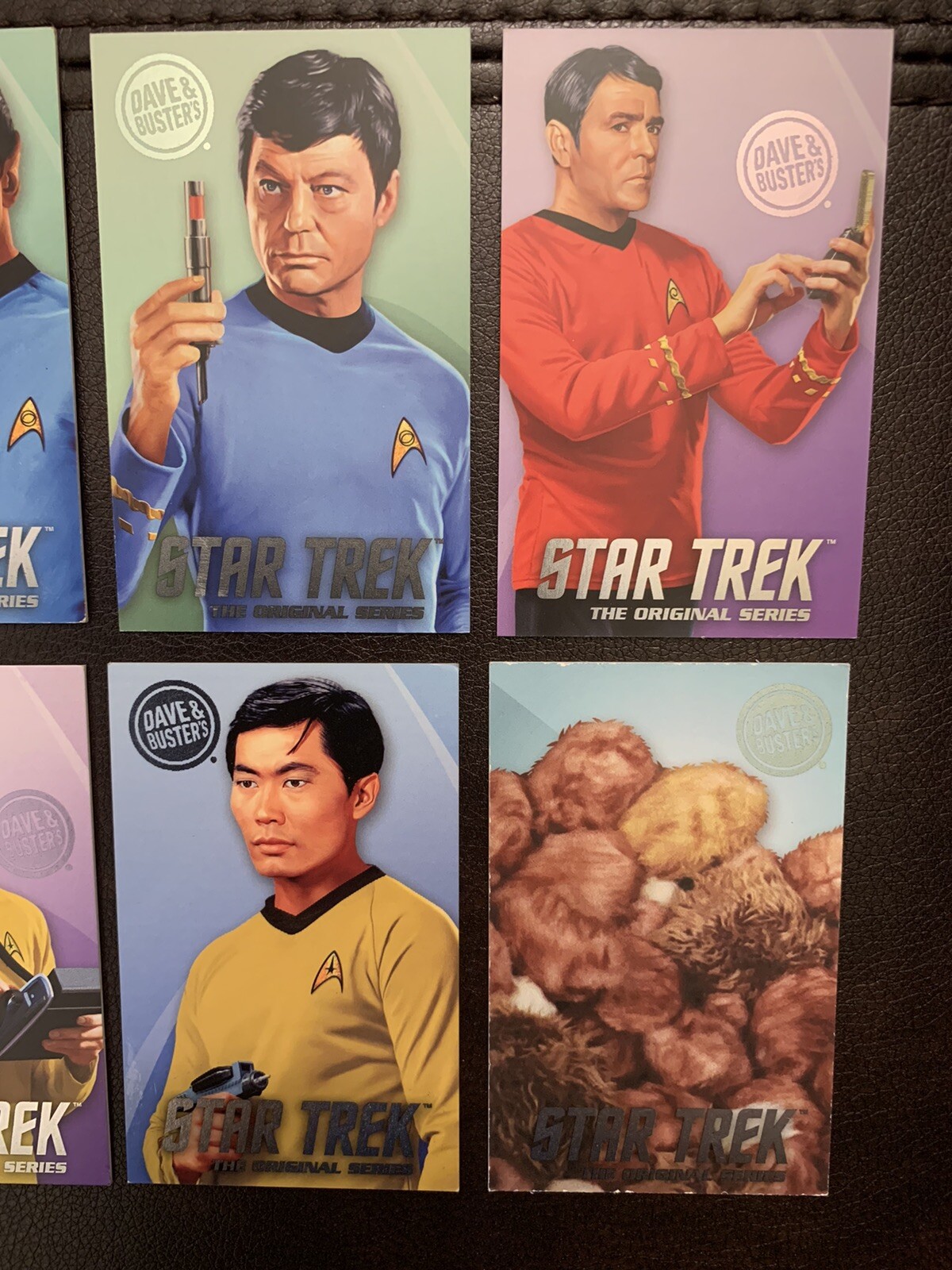 Dave & Busters Star Trek Card set WITH RARE Tribbles (8 total cards) | eBay