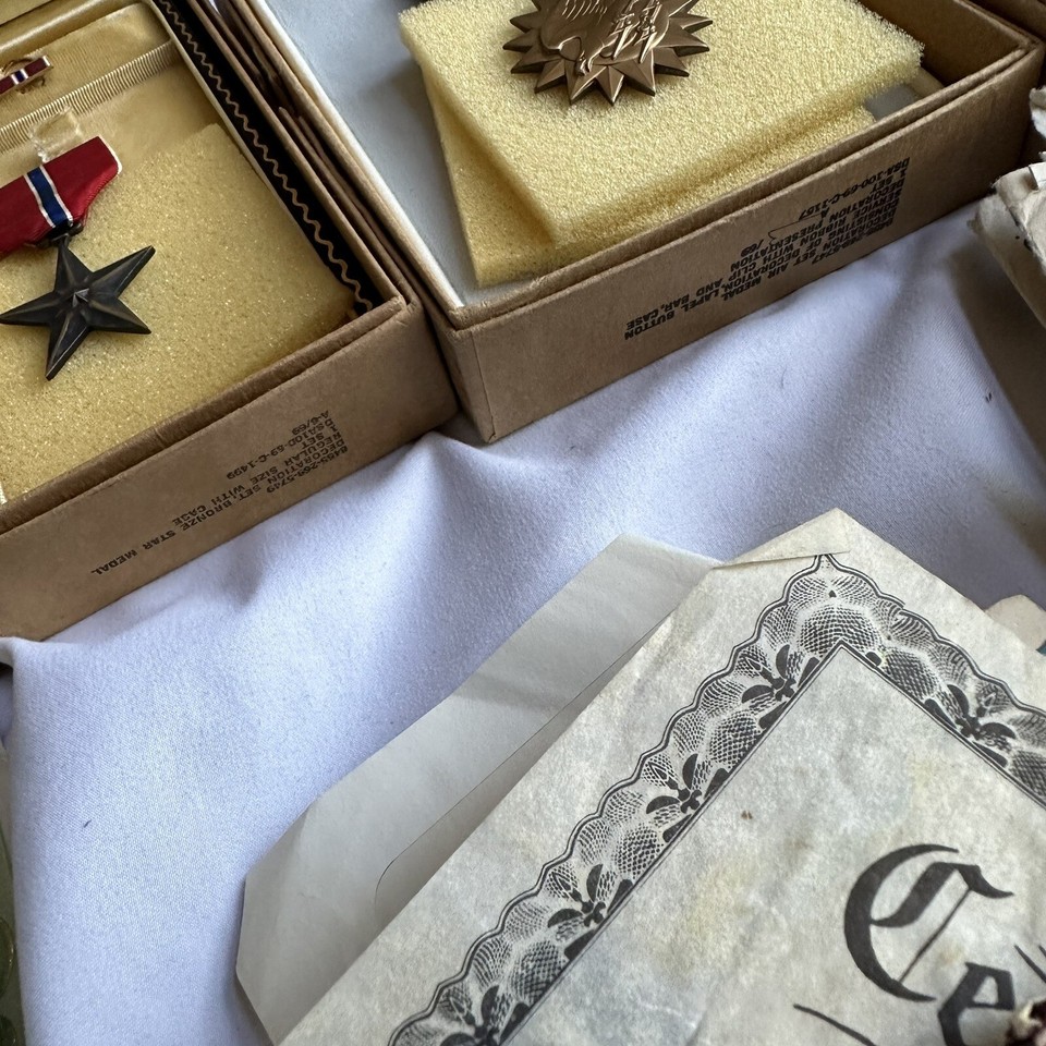 Vietnam War 7th Cavalry MACV Uniform Medal Document Grouping Named ...