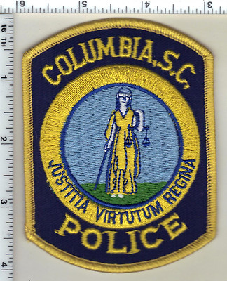 Columbia Police (South Carolina) Shoulder Patch new from 1989 | eBay