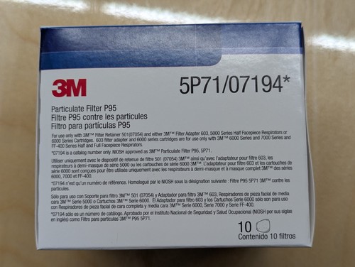 3M 5P71 / 07194 P95 Replacement Particulate Filter For 3M Respirator 10 ...