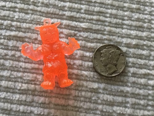 Kaiju Keshi? Vintage Japanese Godzilla? Orange Mini Figure Gumball ...