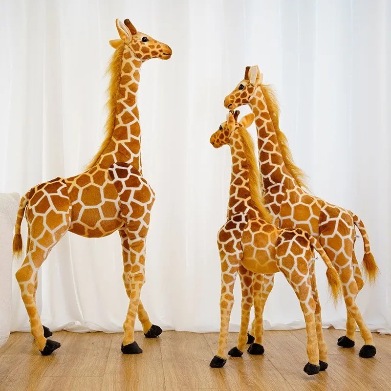 60CM Big Plush Giraffe Toy Giant Stuffed Animal Soft Doll Large Cute ...