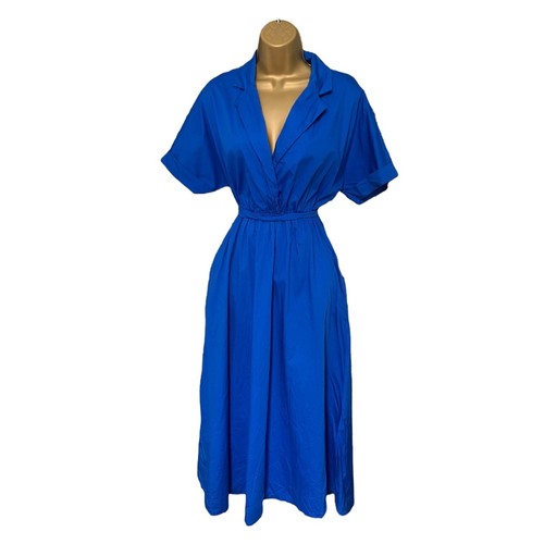 Blue Navy Summer Dress M-L | eBay UK