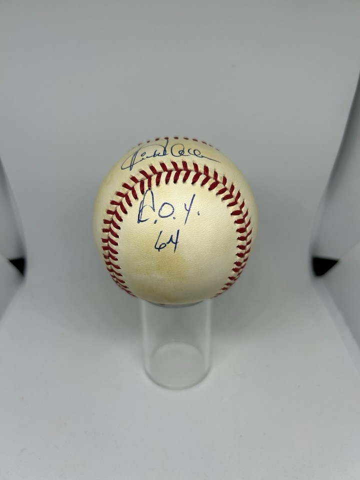 Dick Allen Signed Baseball ROY 64 Inscription JSA Certified Autograph ...