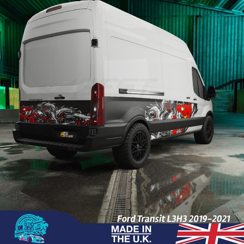 For Ford Transit Motorhome Vinyl Decal Kit – Custom Camper Van Stickers ...