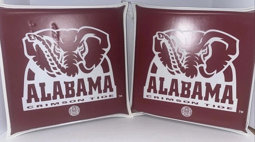 Vintage Pair Alabama Crimson Tide Football Stadium Seat Cushions NCAA ...