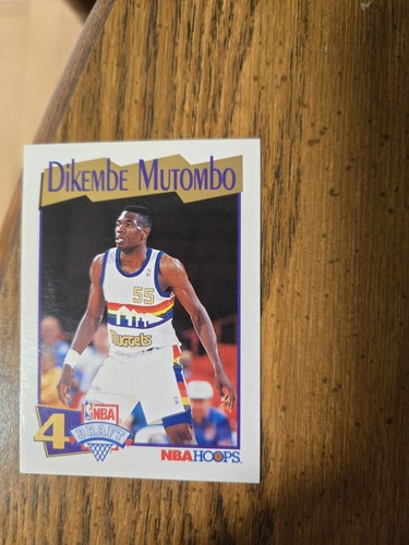 1991-92 NBA Draft Dikembe Mutombo #549 Rookie NBA hoops | eBay
