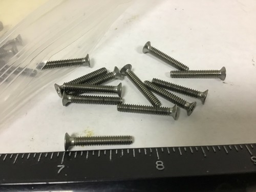 New Qty (50) 4-40 X 3/4" Stainless Steel Phillips Flat Head Screws ...